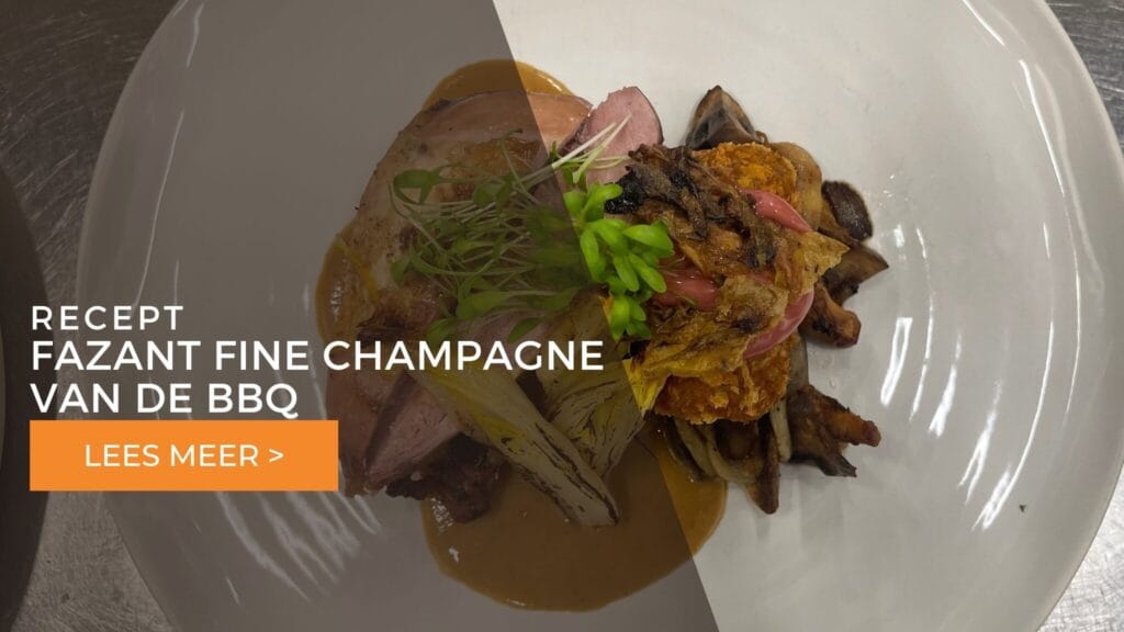 Fazant fine champagne van de bbq - BBQ met Rogier